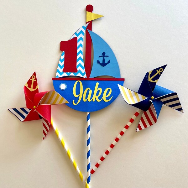 Nautical Cake Topper - Etsy