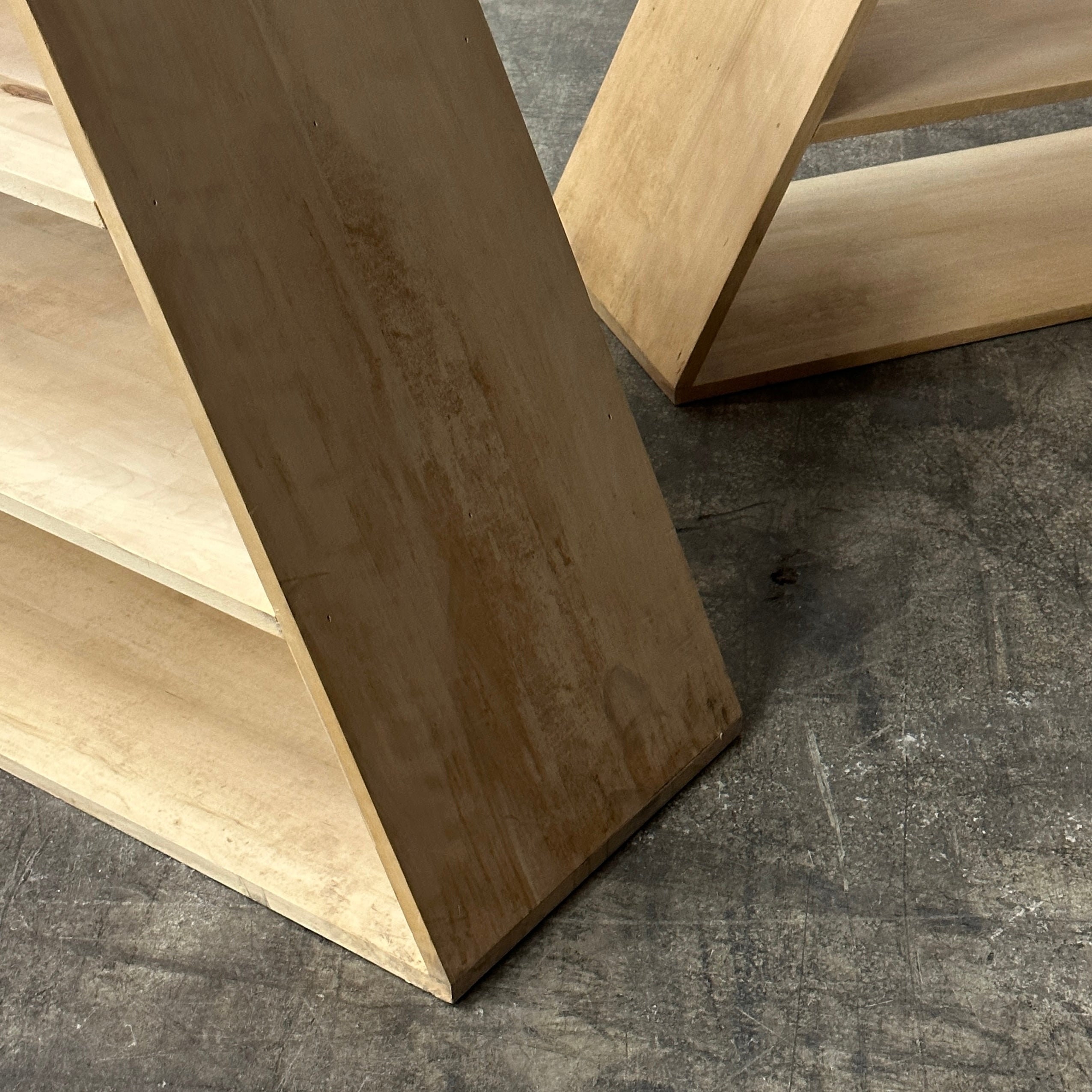 Vintage MCM Handmade Triangle Shelves - Etsy