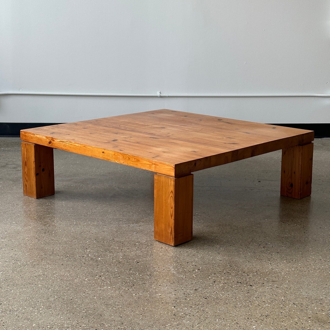 Monumental Swedish Pine Coffee Table large - Etsy