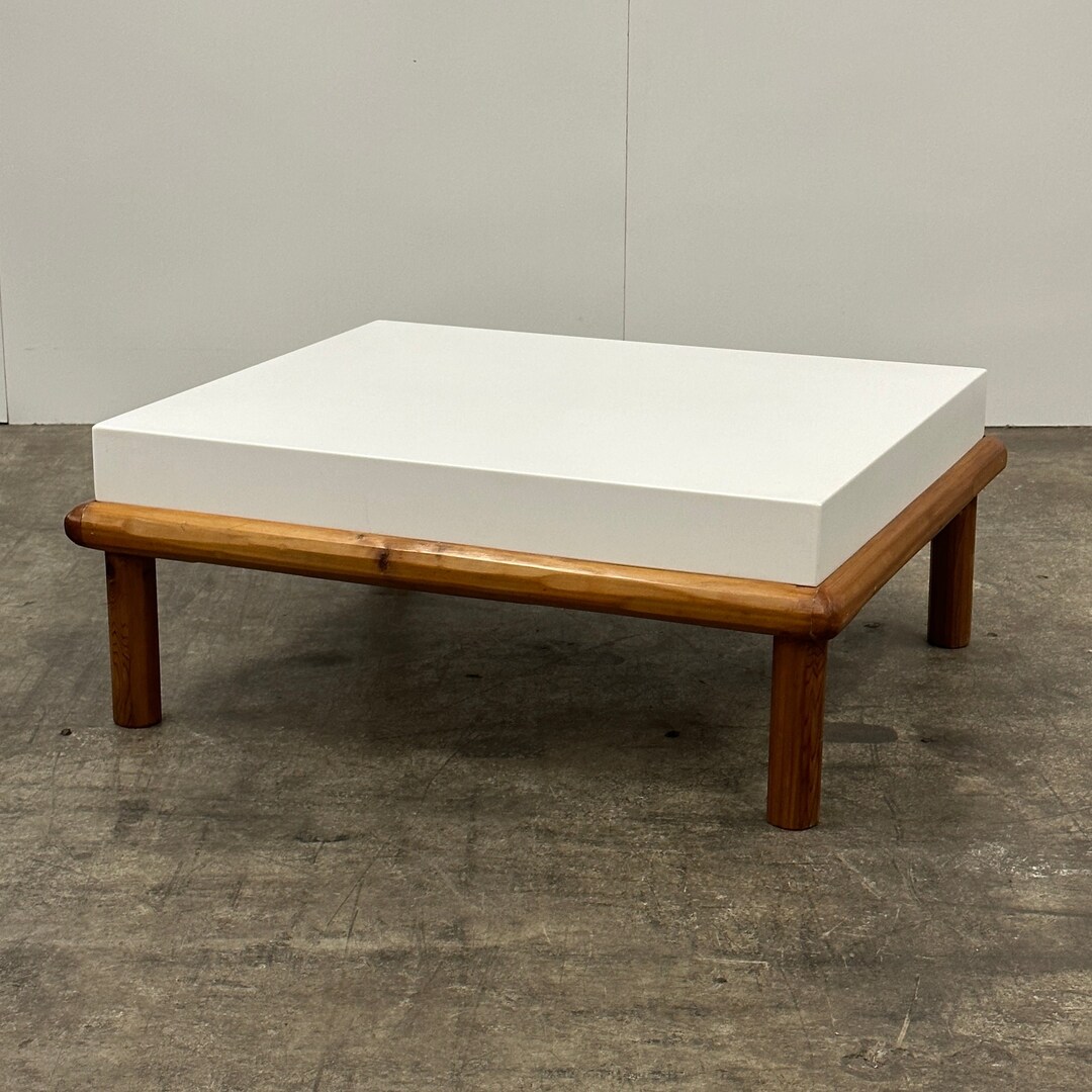 Pine/corian Coffee Table - Etsy