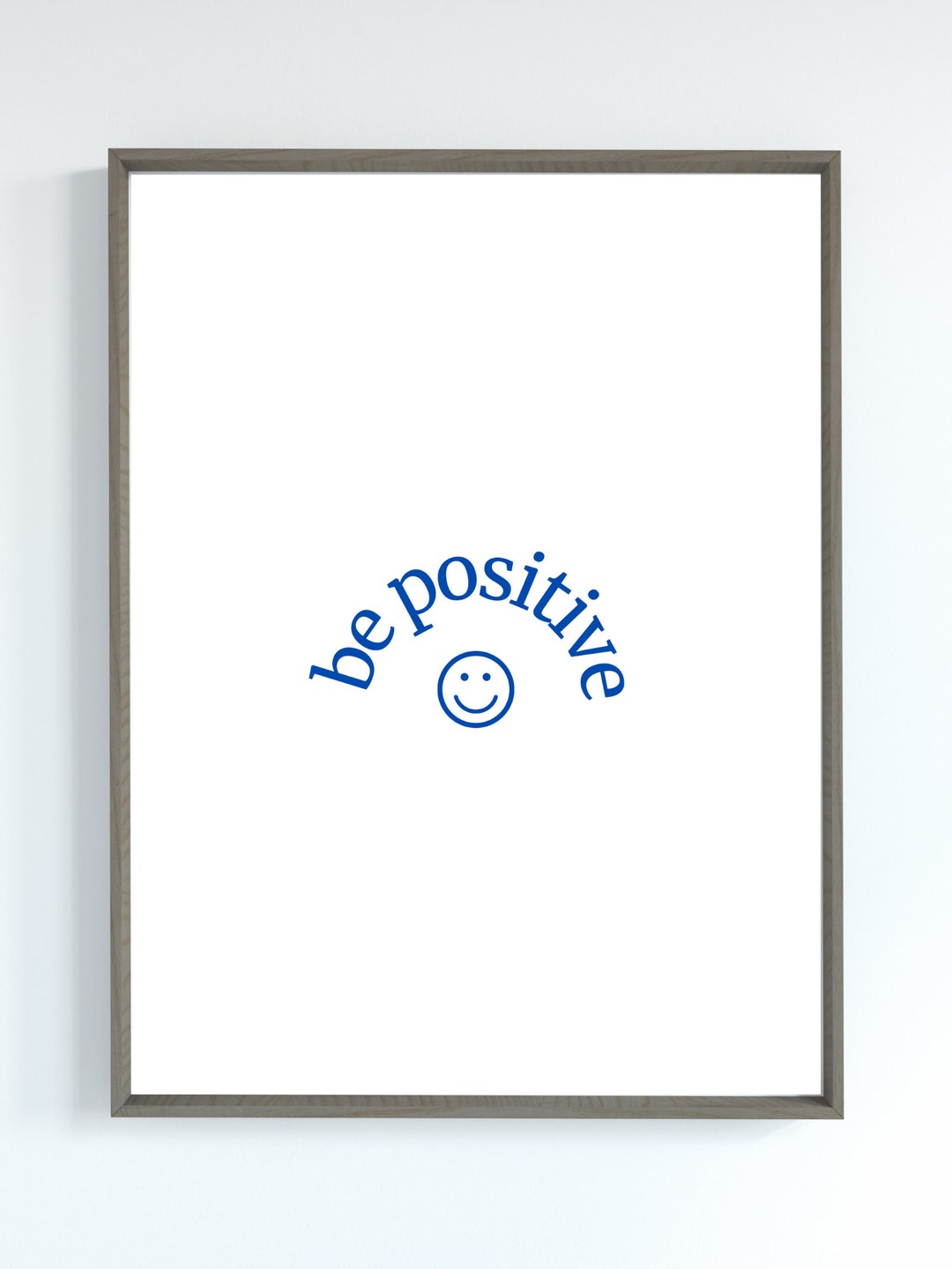 Digital Download - A Self-love Affirmation Poster: Be Positive - Etsy