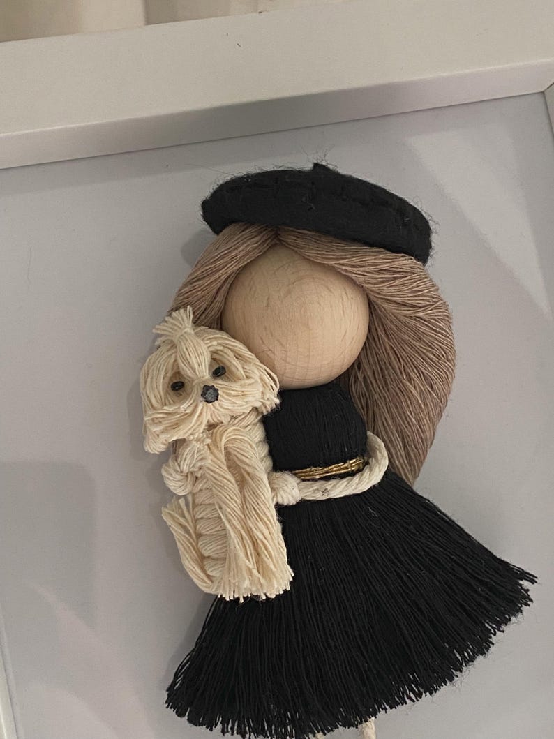 Macrame Girl Doll Video Tutorial, Beginner Friendly, Video Pattern - Etsy