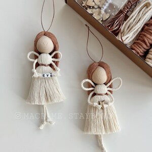 KIT for 5, 10, 15, 20, 25 MACRAME ANGELS - Etsy