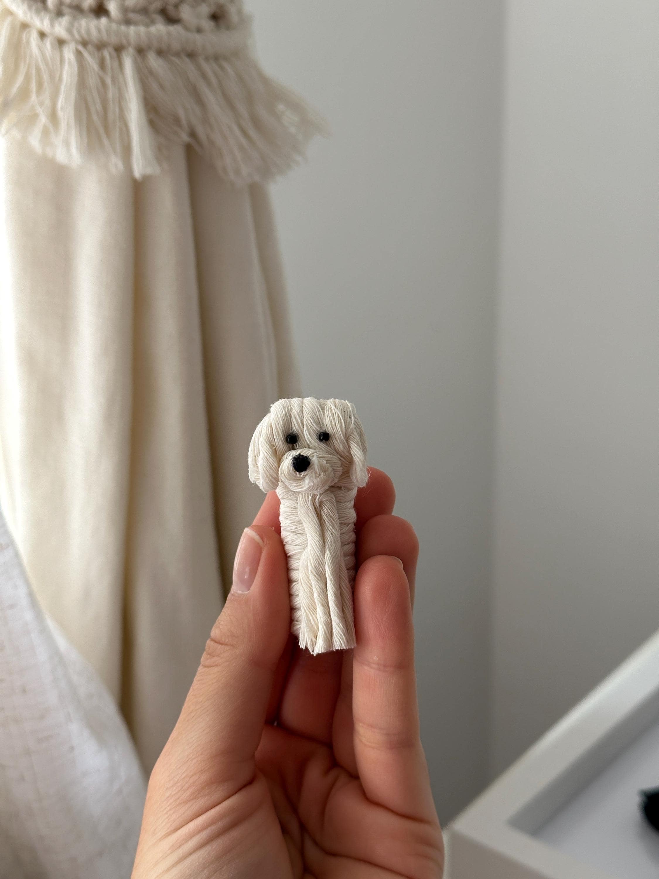 Macrame DOG Video TUTORIAL/PATTERN, Beginner Friendly, Step by Step ...