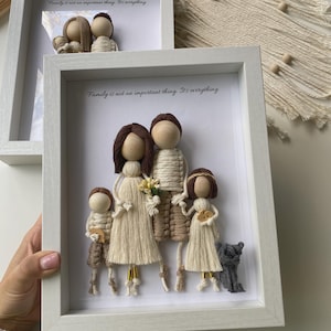 PERSONALIZED FAMILY, Macrame FAMILY, Macrame Dolls | 1-18 Members ...