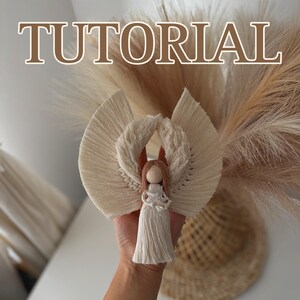 Macrame ANGEL With Big Wings, Video TUTORIAL/PATTERN, Beginner Friendly, Step by Step ...