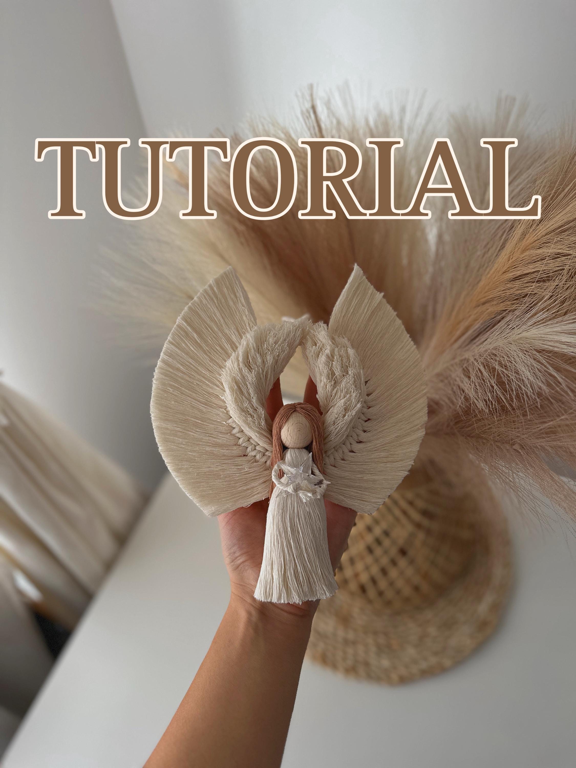 Macrame Angel Video Tutorial, Beginner Friendly DIY Video Pattern - Etsy