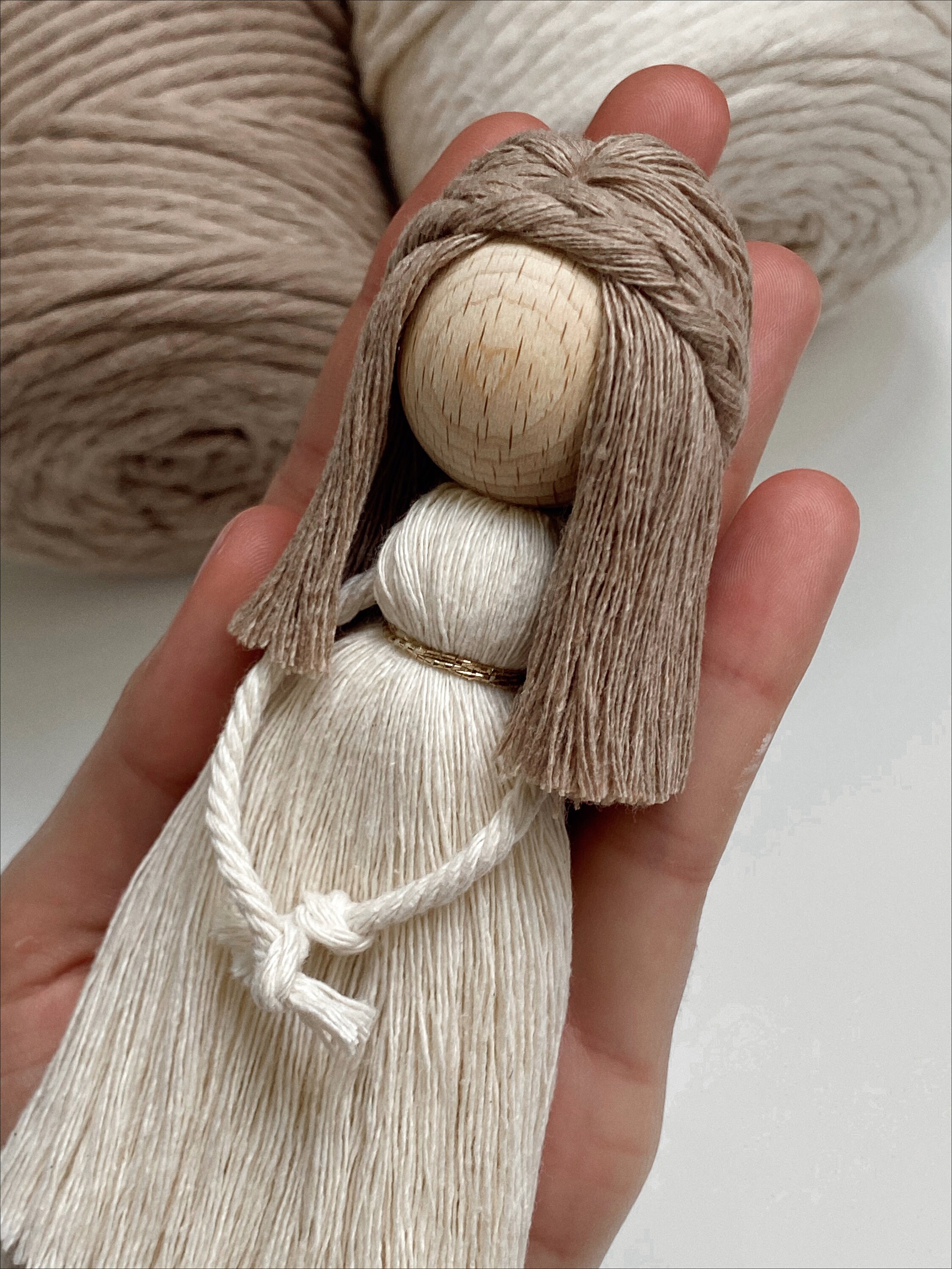 Macrame Doll Video Tutorial, Beginner Friendly Video Pattern - Etsy