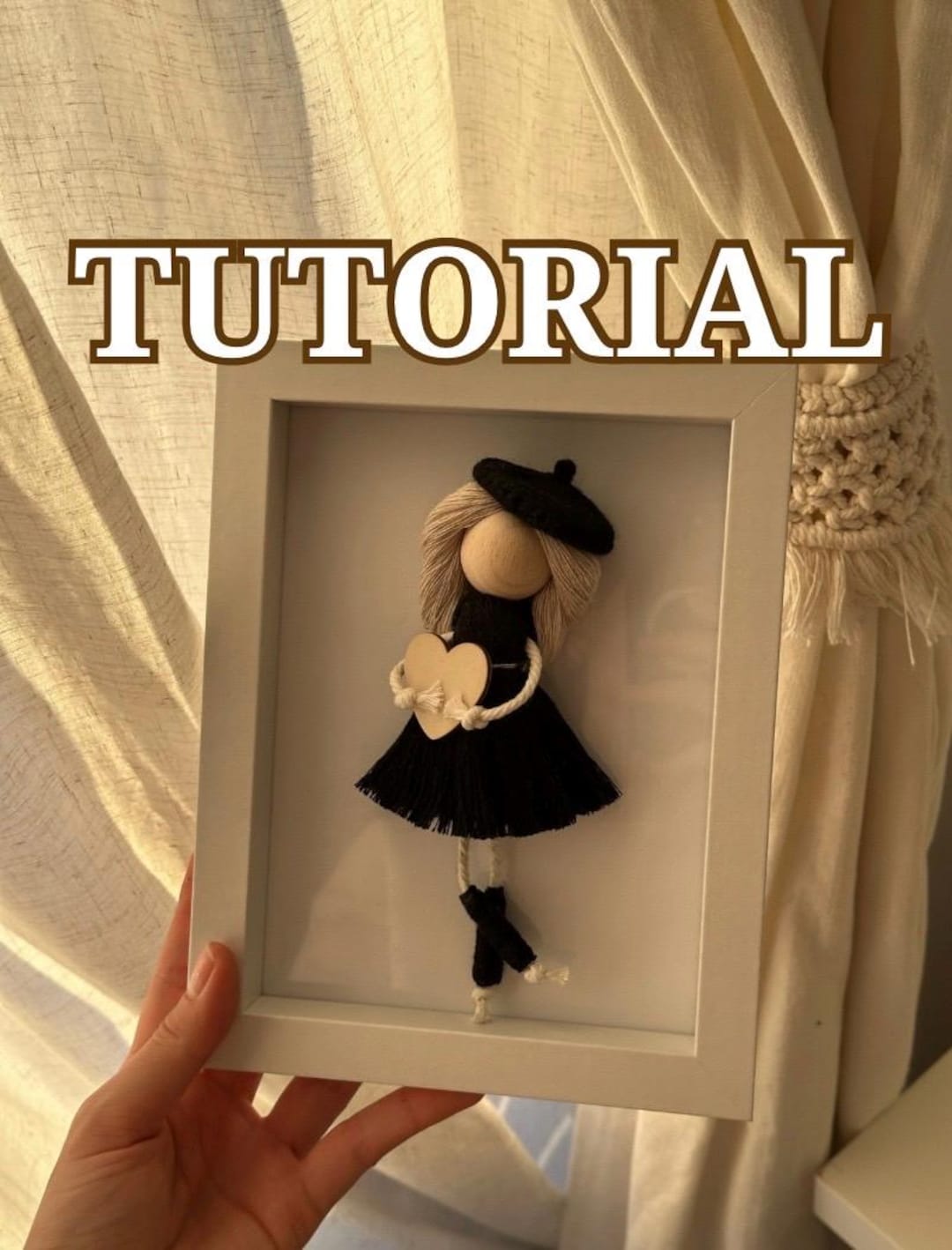 Macrame Girl Doll Video Tutorial, Beginner Friendly, Video Pattern - Etsy