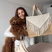 HANDMADE MACRAME BAG | and Macrame Bag Kit - Etsy
