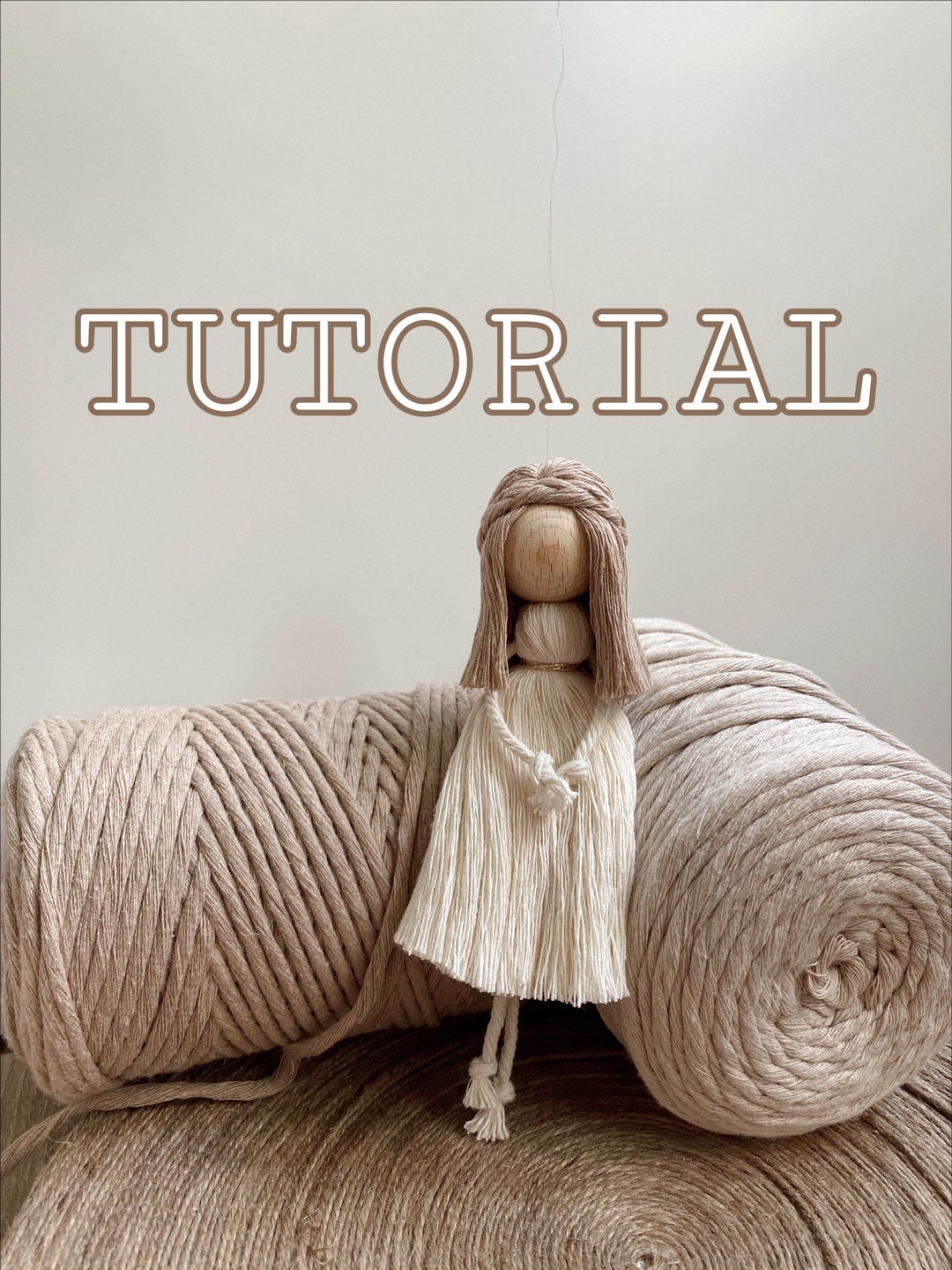 Macrame Doll Video Tutorial, Beginner Friendly Video Pattern - Etsy