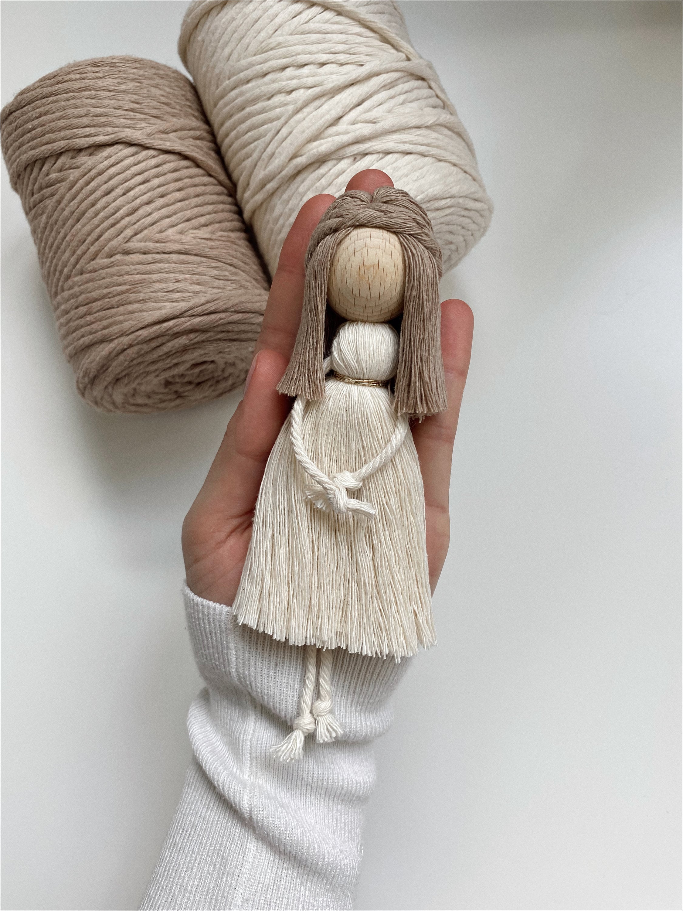 Macrame Doll Video Tutorial, Beginner Friendly Video Pattern - Etsy