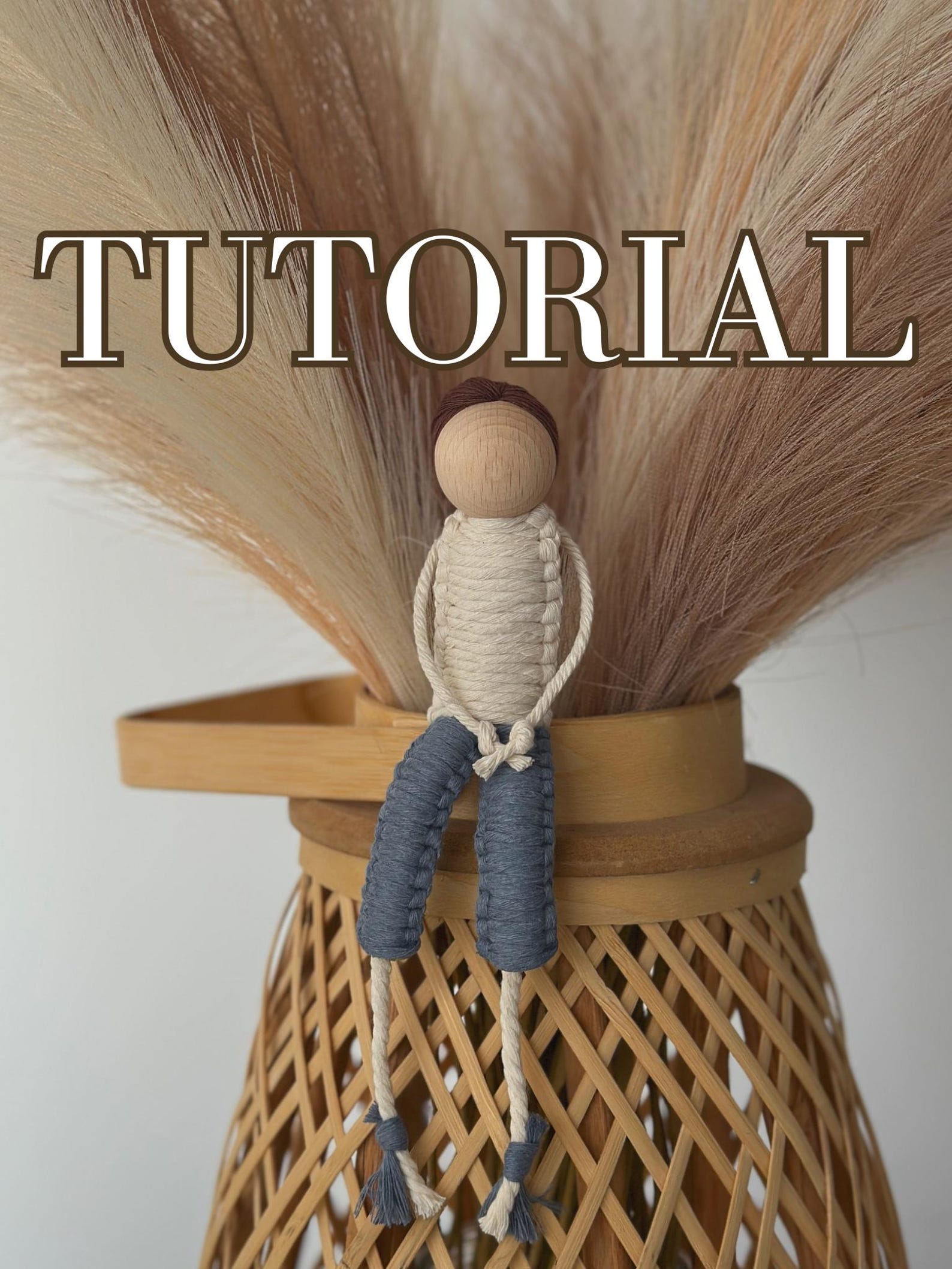 Macrame MAN Video TUTORIAL/PATTERN, Beginner Friendly, Step by Step ...