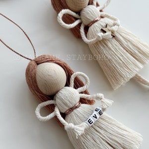 Macrame ANGEL Video TUTORIAL/PATTERN, Beginner Friendly, Step by Step ...