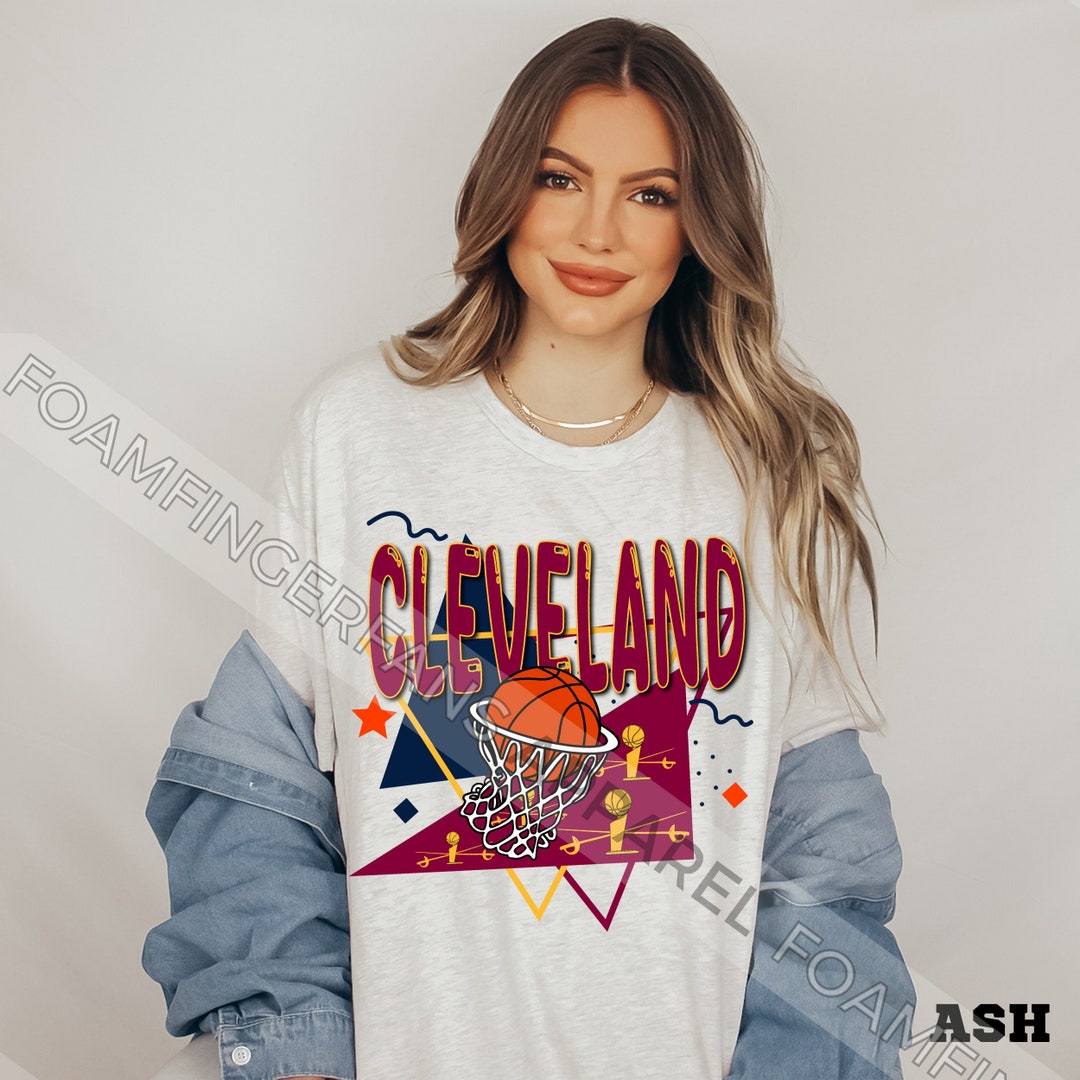 Cleveland Basketball Shirt, Retro Cleveland Basketball Tshirt, Vintage ...