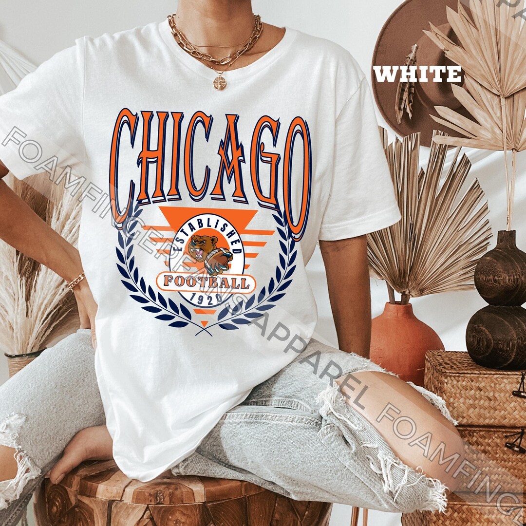 Vintage Chicago Football Shirt, Retro Chicago Football T-shirt, Gift ...