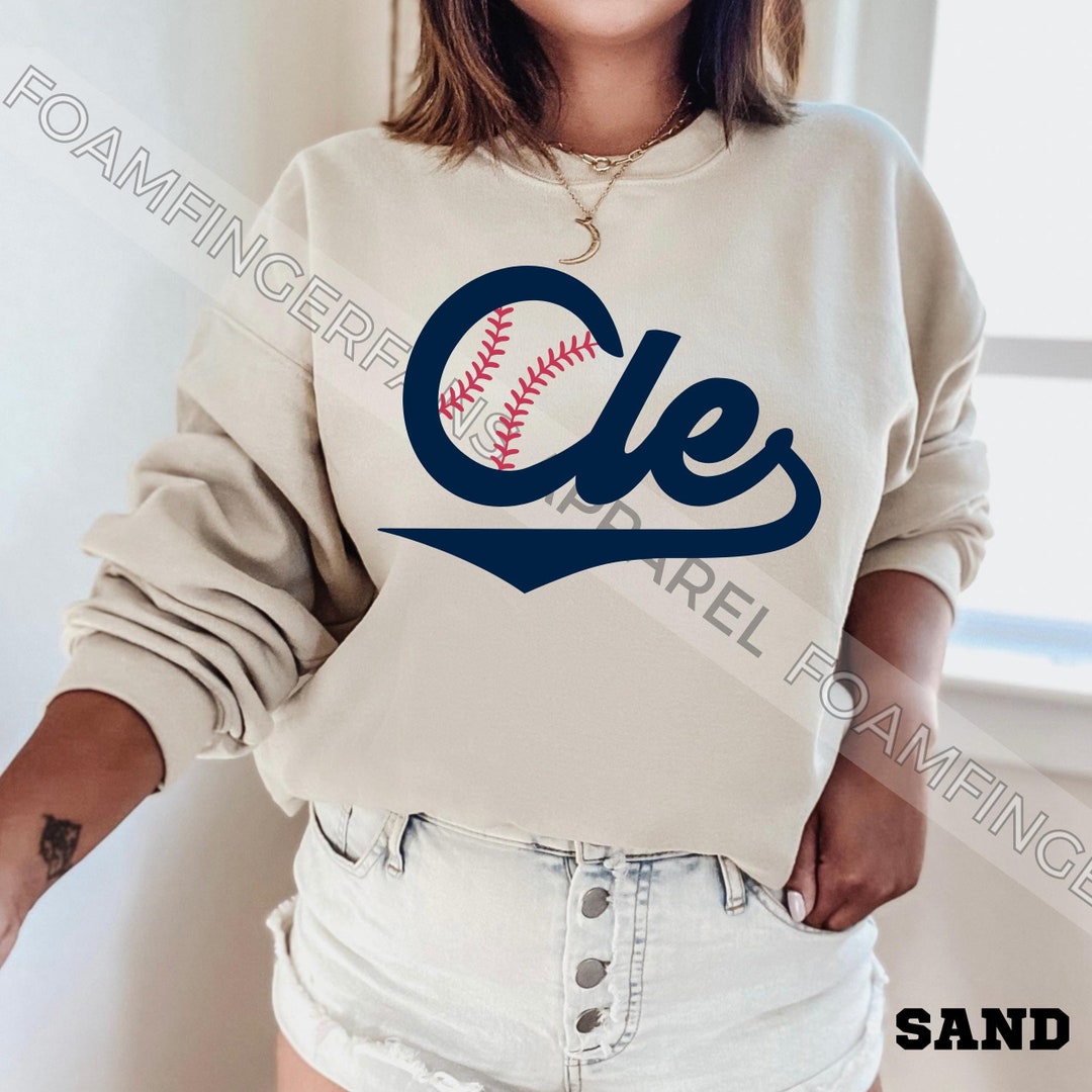 Cleveland Baseball Sweatshirt, Cleveland Sports Fan Baseball Crewneck ...