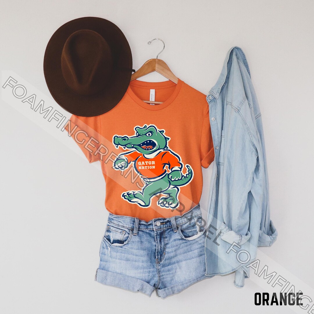 Florida Retro Mascot Football Shirt, UF Football, Florida Football Fan ...