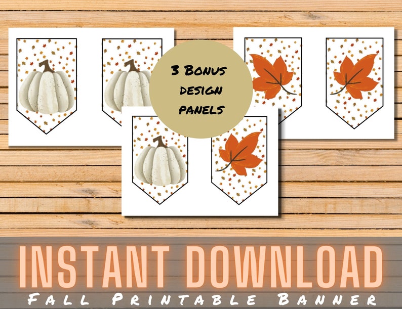 Printable Fall Banners, Thankful Banner, Gather Banner, Thanksgiving ...