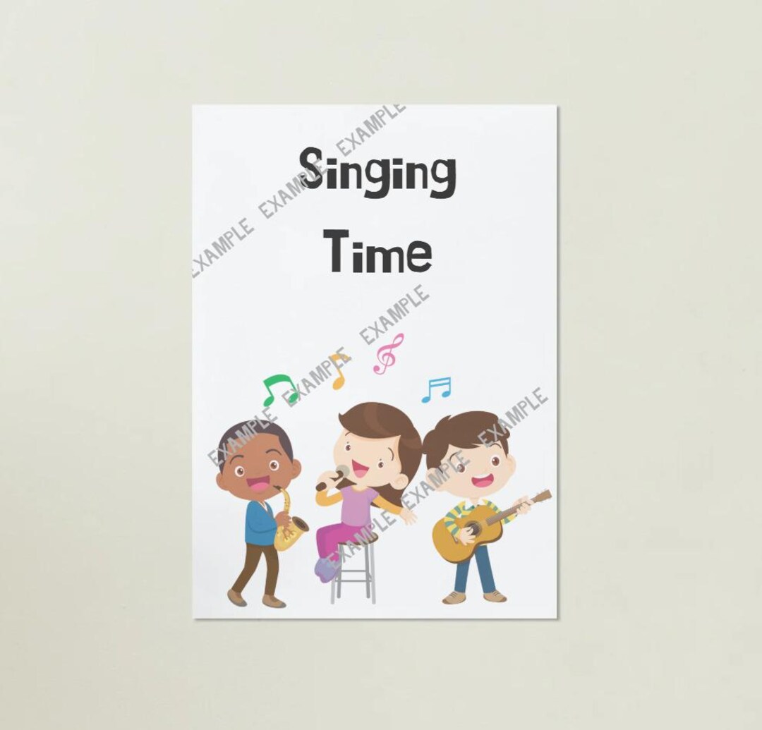 Christian Songs Lyrics Cards: Primary Singing Time Visual Aids (PDF ...