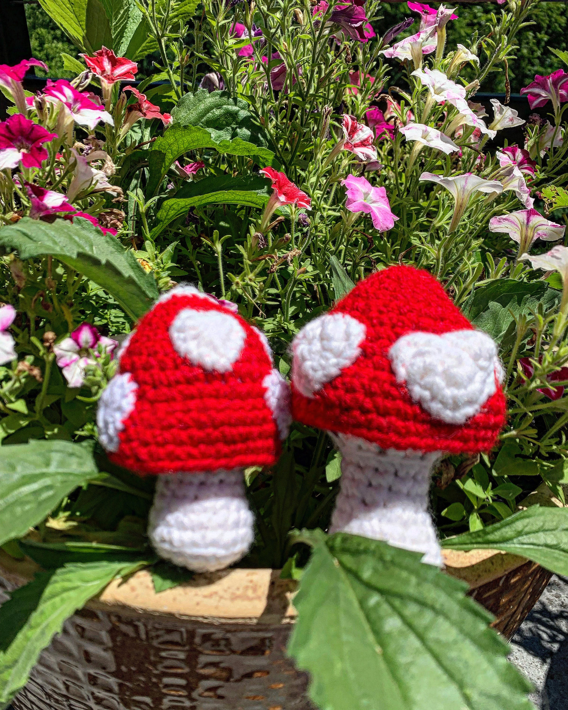 Toadstool With Hearts Amigurumi Crochet Digital Pattern | Mushroom ...