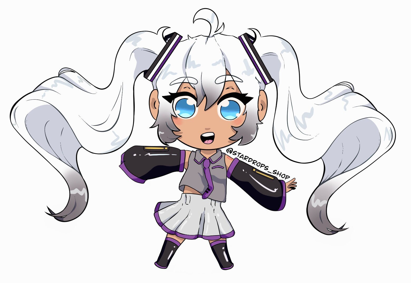 Vocaloid Glossy Stickers Hatsune Miku Pride LGBTQ - Etsy