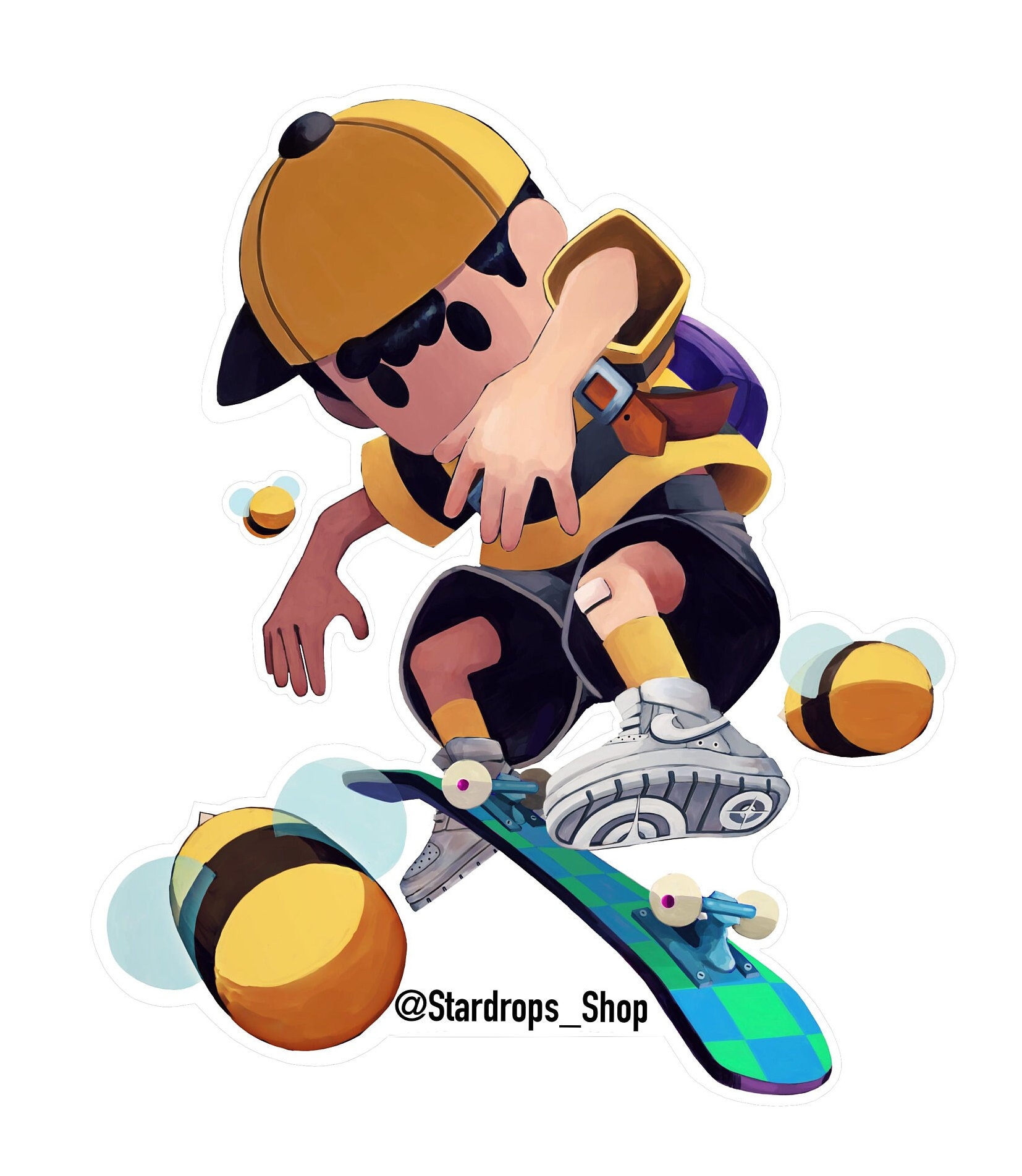 Earthbound Ness Matte Vinyl Stickers Original Version, Mr Saturn ...