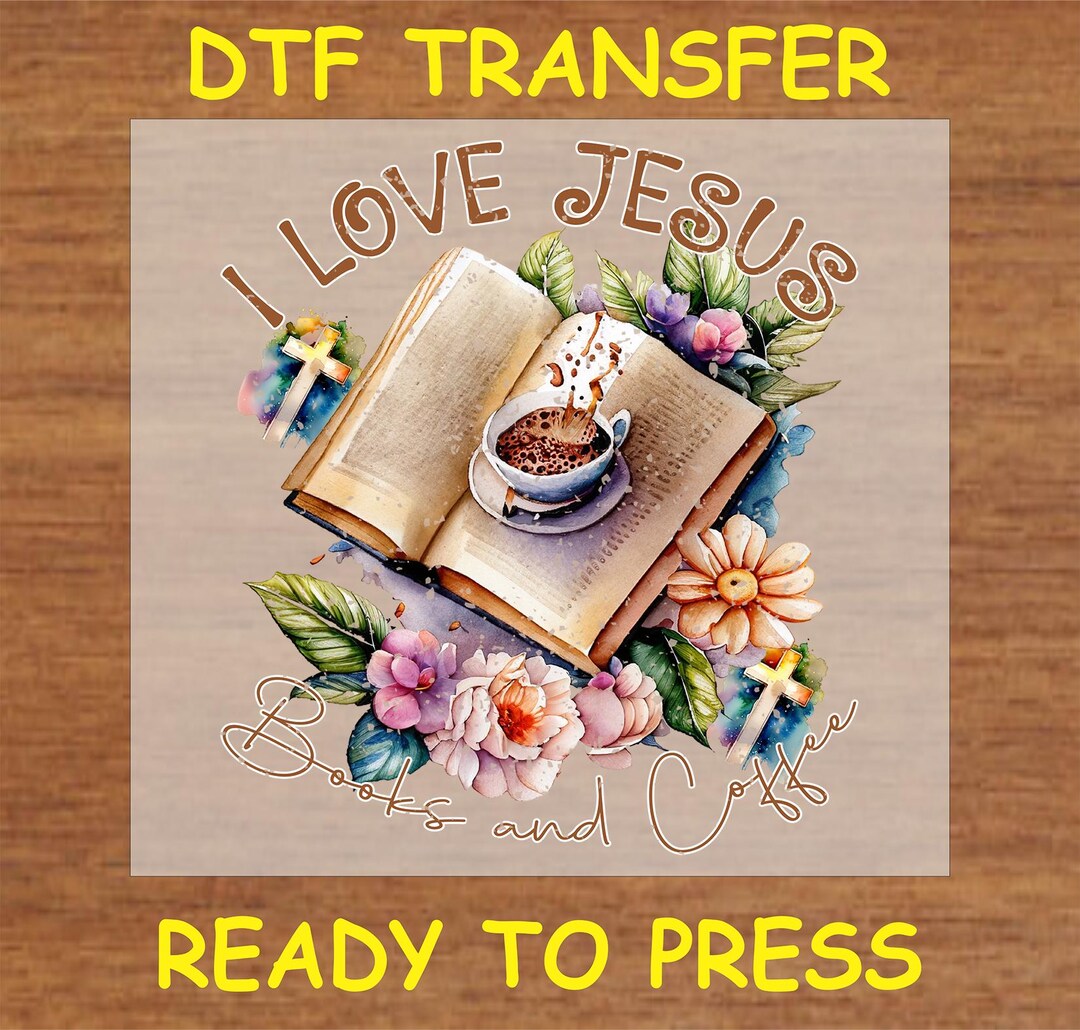 Religious DTF Transfer Iron on Heat Transfer - Ready to Press Hot Peel ...