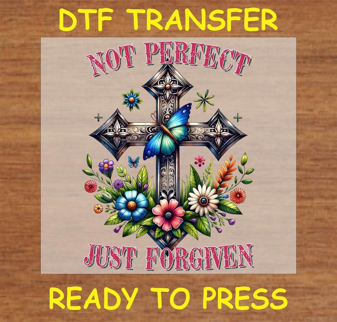 Religious DTF Transfer Iron on Heat Transfer - Ready to Press Hot Peel ...