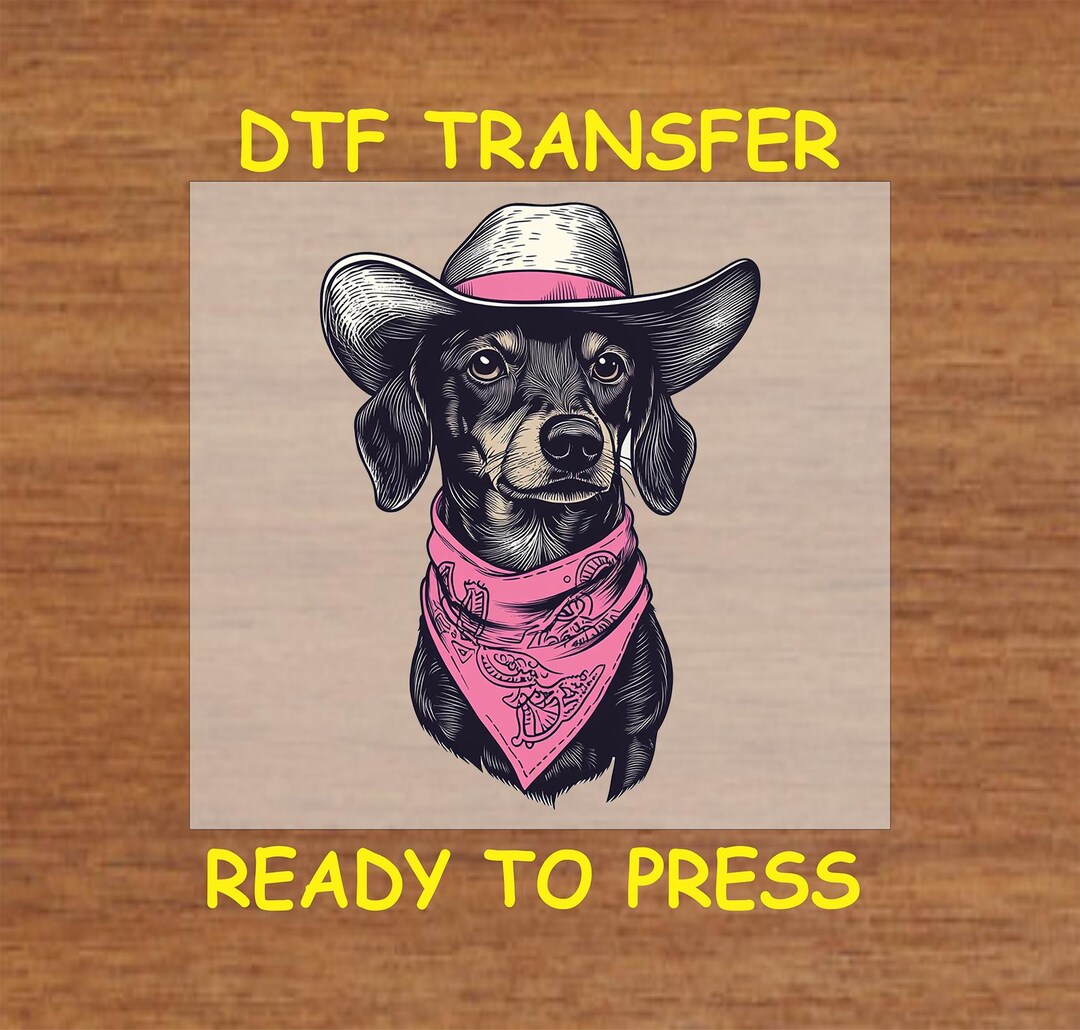 Western DTF Transfer Iron on Heat Transfer - Ready to Press, Country ...