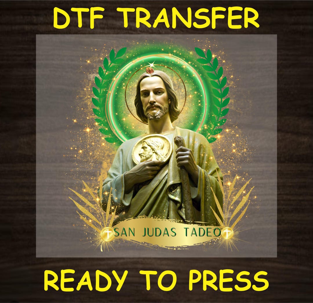 Religious DTF Transfer Iron on Heat Transfer - Ready to Press Hot Peel ...