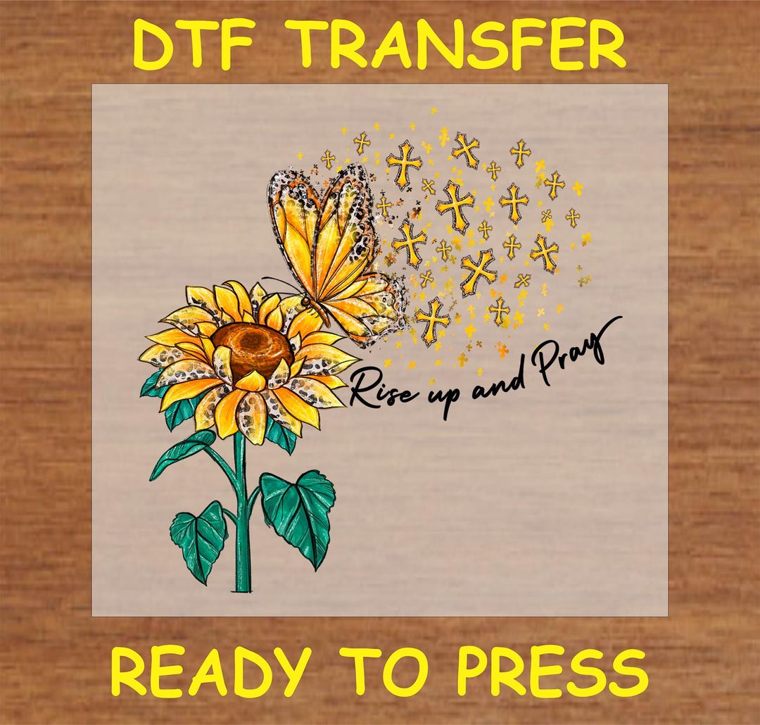 Religious DTF Transfer Iron on Heat Transfer - Ready to Press Hot Peel ...