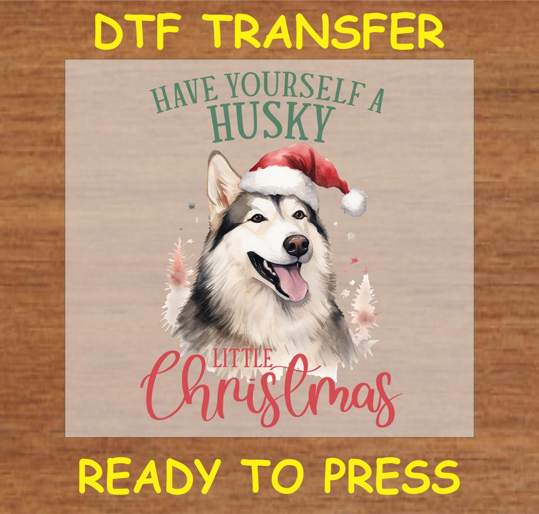 Christmas DTF Transfer Iron on Heat Transfer - Ready to Press Hot Peel ...
