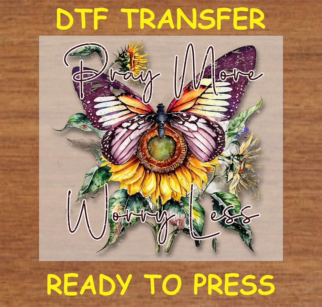 Religious DTF Transfer Iron on Heat Transfer - Ready to Press Hot Peel ...
