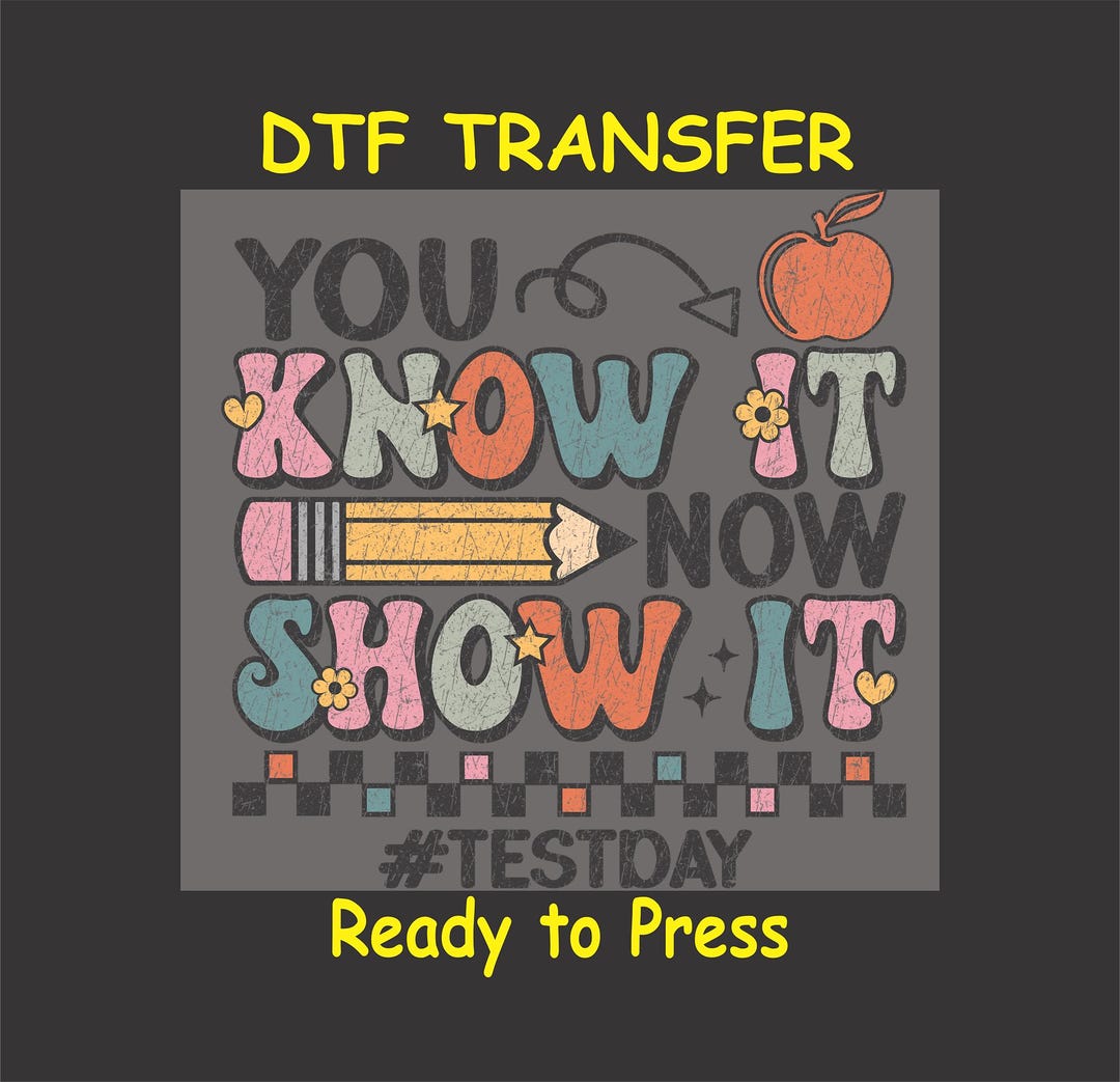Testing DTF Transfer Iron on Heat Transfer - Ready to Press, You Know ...