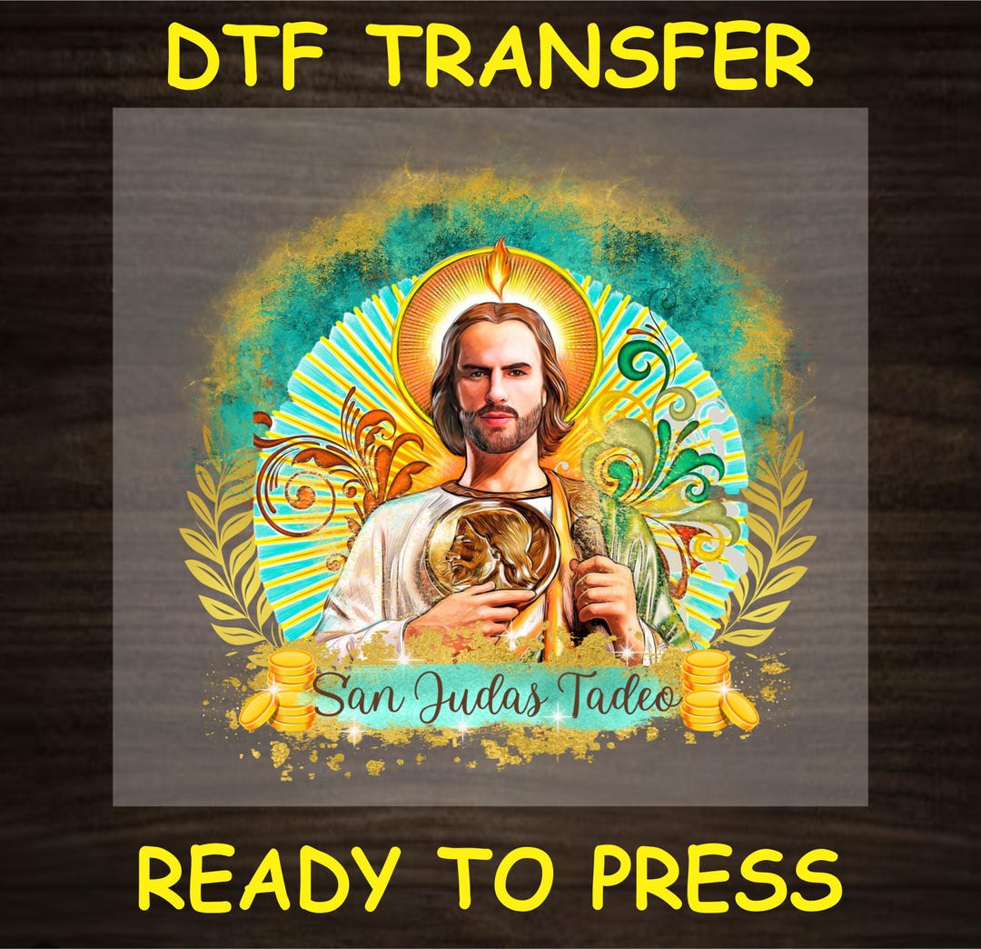 Religious DTF Transfer Iron on Heat Transfer - Ready to Press Hot Peel ...