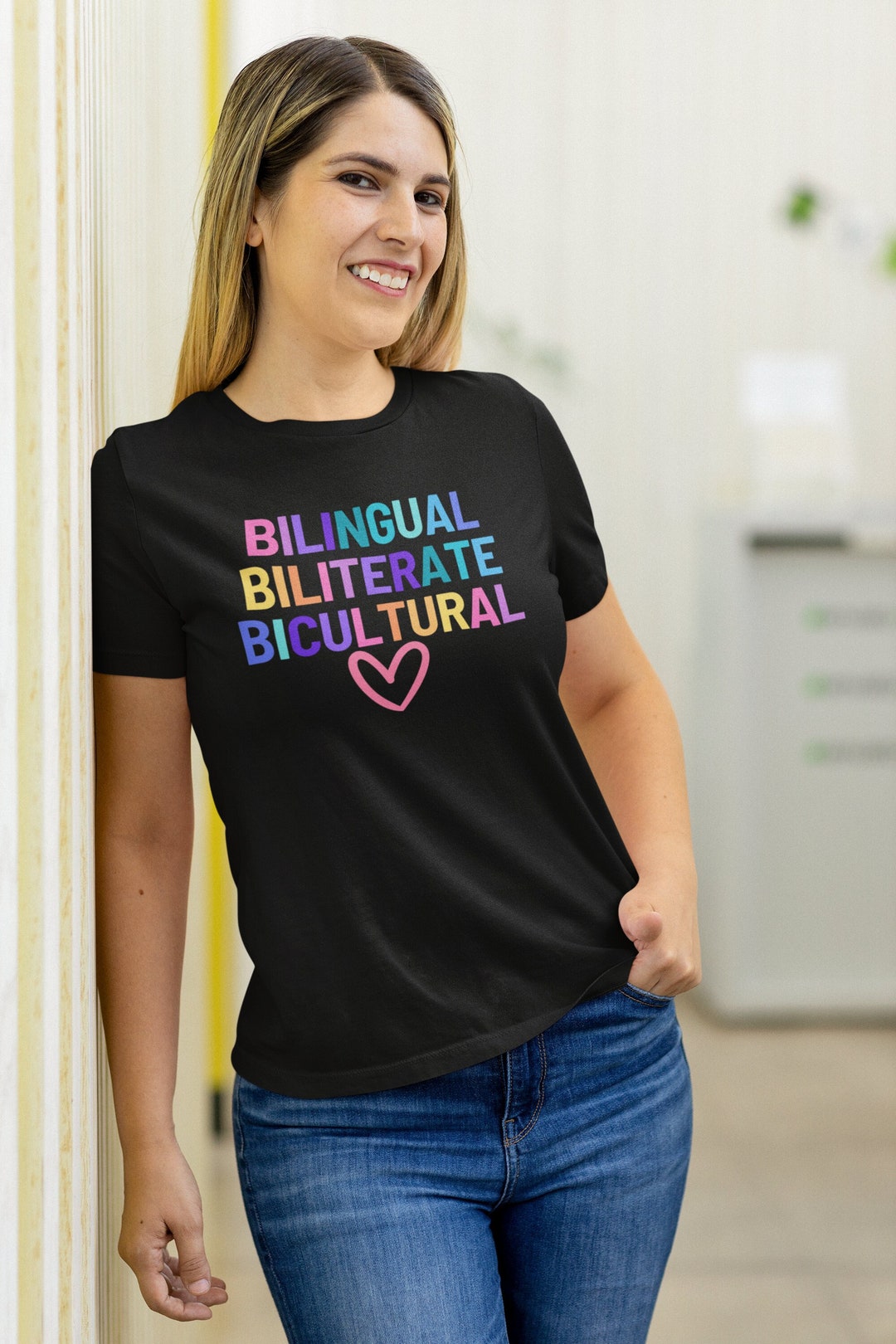 Bilingual Teacher Shirt Maestra T Shirt Spanish Teacher T-shirt Maestra ...