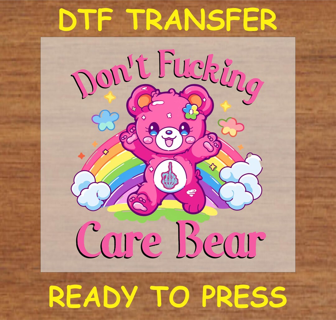 Funny DTF Transfer Iron on Heat Transfer - Ready to Press Hot Peel, Don ...