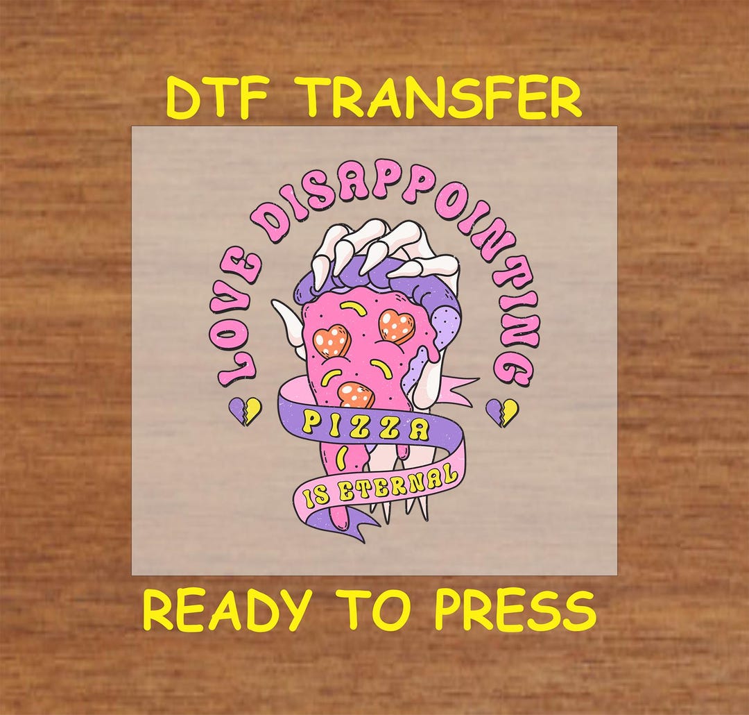 Valentine's Day DTF Transfer Iron on Heat Transfer - Ready to Press Hot ...