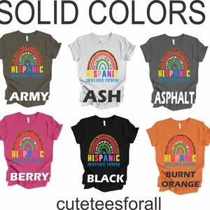 Hispanic Heritage Month Shirt, Hispanic Heritage, Shirts for Women ...