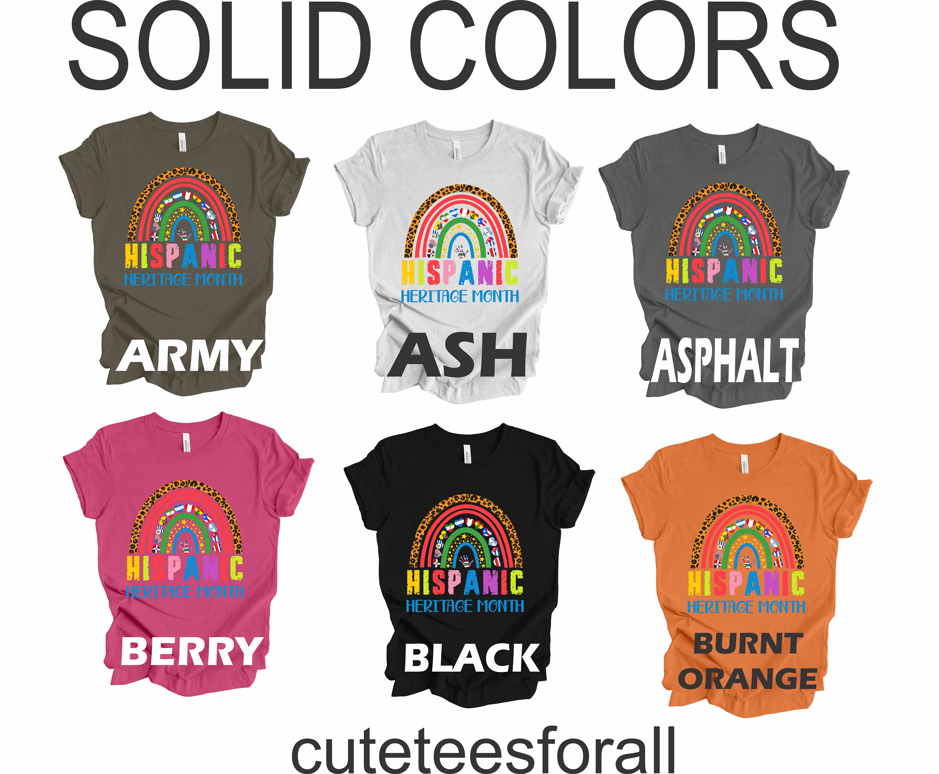 Hispanic Heritage Month Shirt Hispanic Heritage Shirts for - Etsy