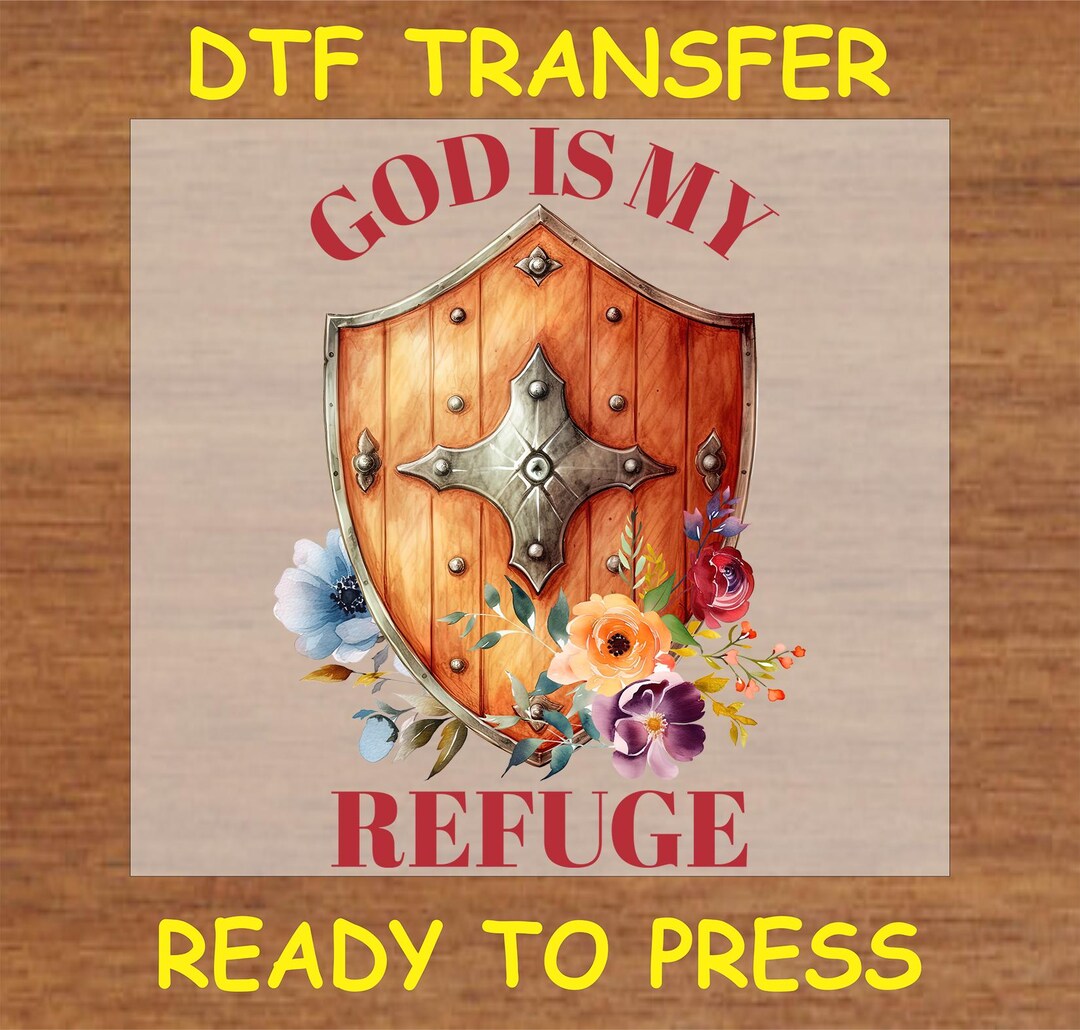 Religious DTF Transfer Iron on Heat Transfer - Ready to Press Hot Peel ...
