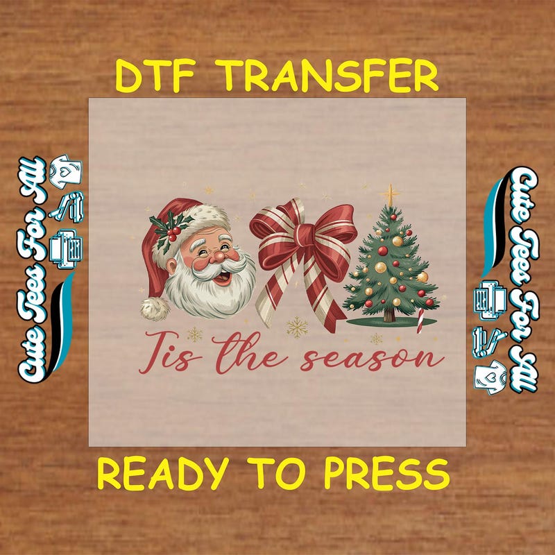 Santa Iron On - Etsy