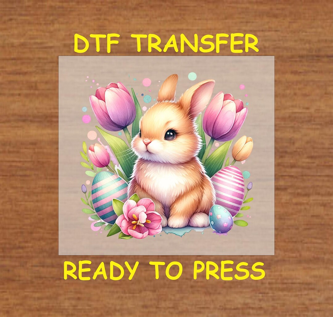 Easter DTF Transfer Iron on Heat Transfer - Ready to Press, Easter ...