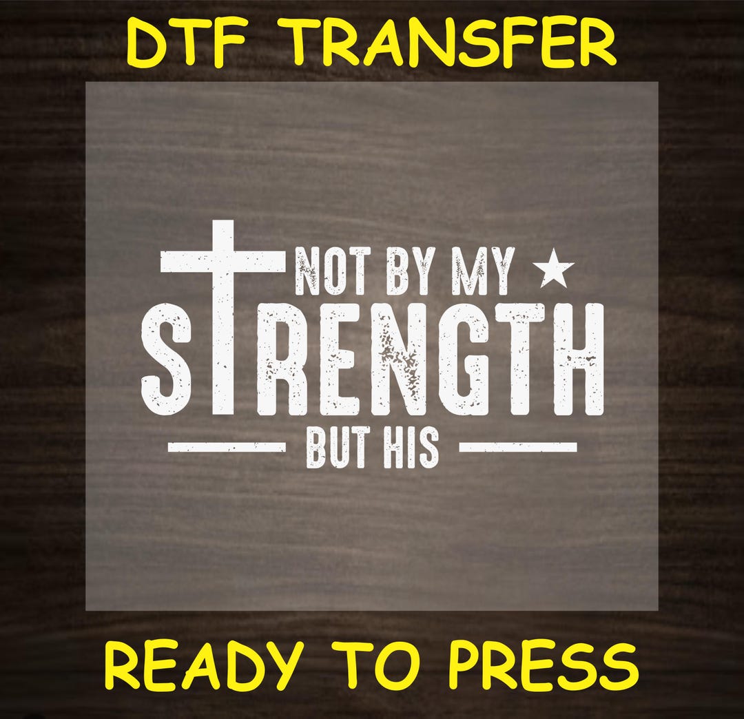 Religious DTF Transfer Iron on Heat Transfer - Ready to Press Hot Peel ...
