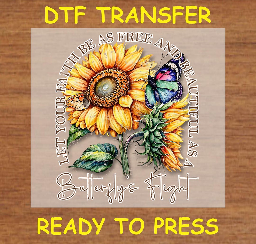 Religious DTF Transfer Iron on Heat Transfer - Ready to Press Hot Peel ...