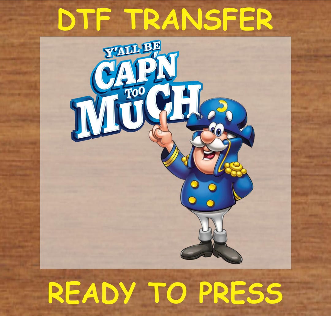 Funny DTF Transfer Iron on Heat Transfer - Ready to Press Hot Peel, Y ...