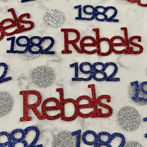 Personalized School Reunion Confetti Custom Grad Year - Etsy