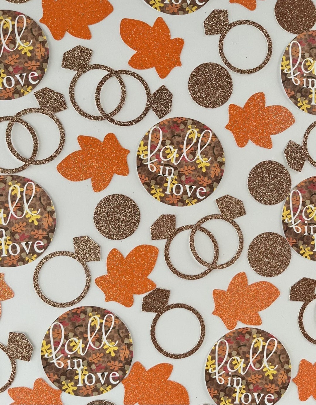 Bridal Shower Confetti, Fall in Love Decor, Engagement Party ...