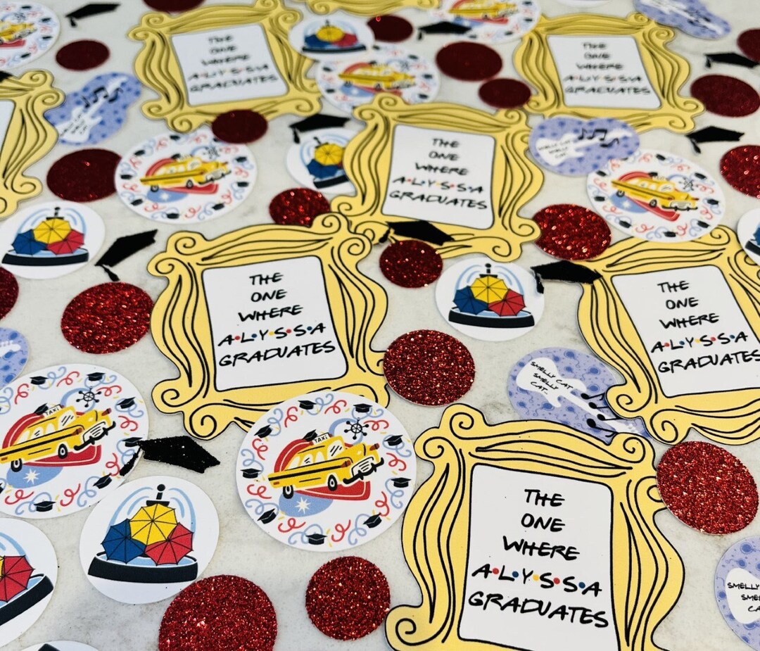 Personalized Graduation, Friends Party, Friends Theme Graduation, the ...